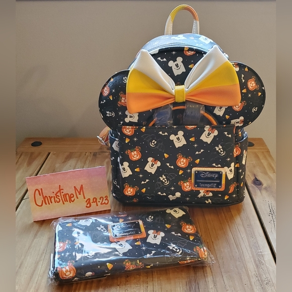 Loungefly | Bags | Loungefly Disney Aop Halloween Mini Backpack | Poshmark